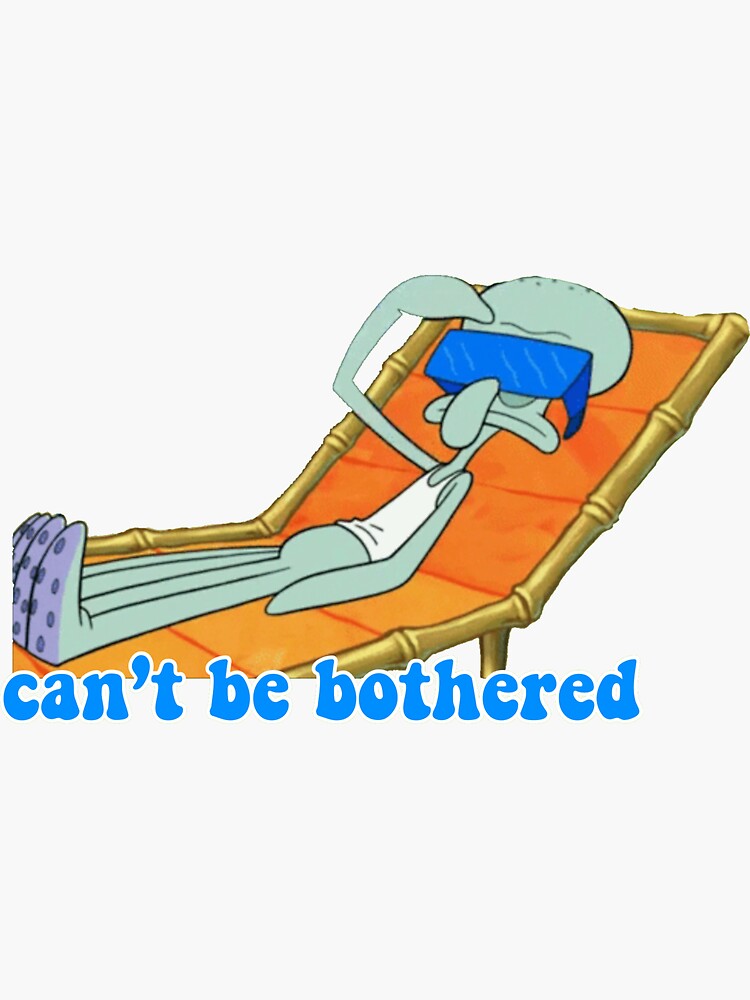 "Squidward SpongeBob VSCO Aesthetic Meme Sticker" Sticker for Sale by ...