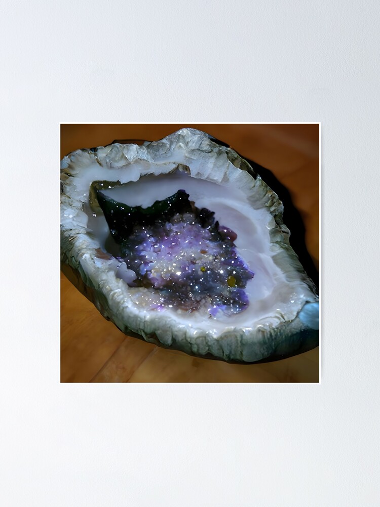 "Geode full of stars AI generated" Poster for Sale by CaedmonOS | Redbubble