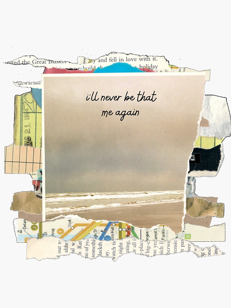 "Vintage Ripped Paper & poetry quote" Sticker for Sale by TypeWrite ...