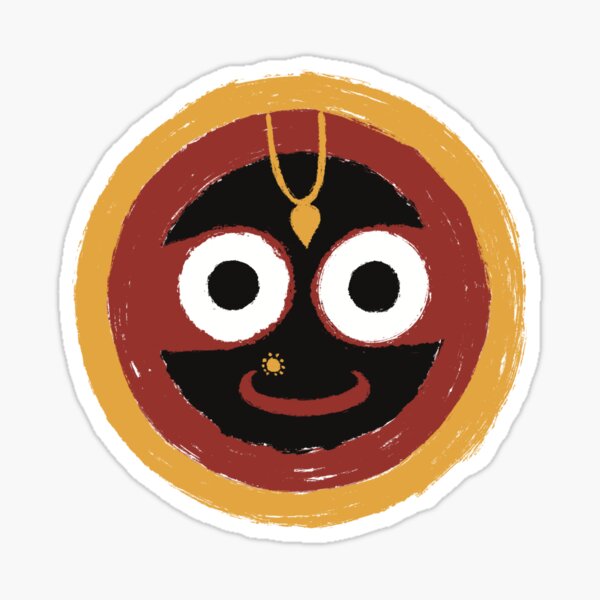 "Jagannatha Swami" Sticker for Sale by naradi | Redbubble