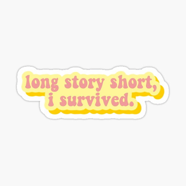 "Taylor Swift x Long Story Short" Sticker for Sale by saamcmrn | Redbubble