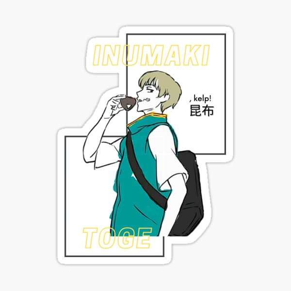 "Mens Best Inumaki Manga Toge Gifts For Movie Fans" Sticker for Sale by ...