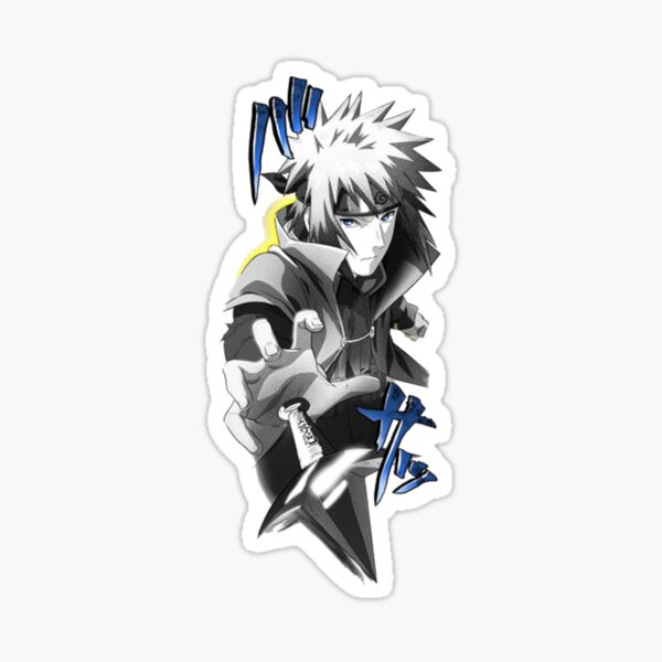 "Minato" Sticker for Sale by MSantistevan | Redbubble