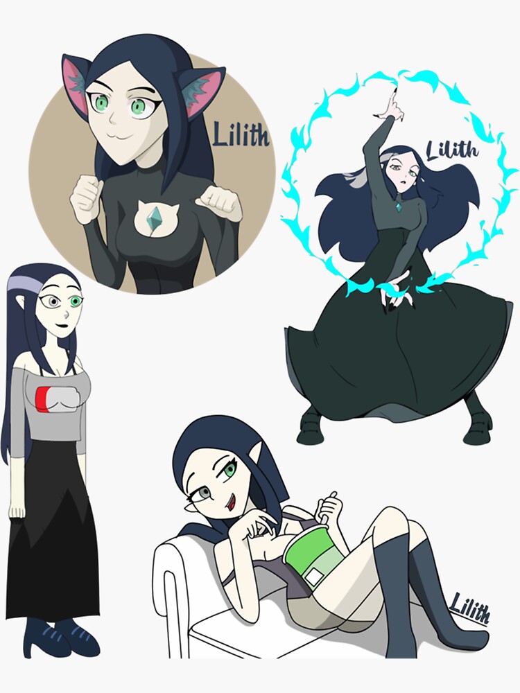 Pegatina «lilith la casa del búho 4» de FELIXQUINONES2 | Redbubble