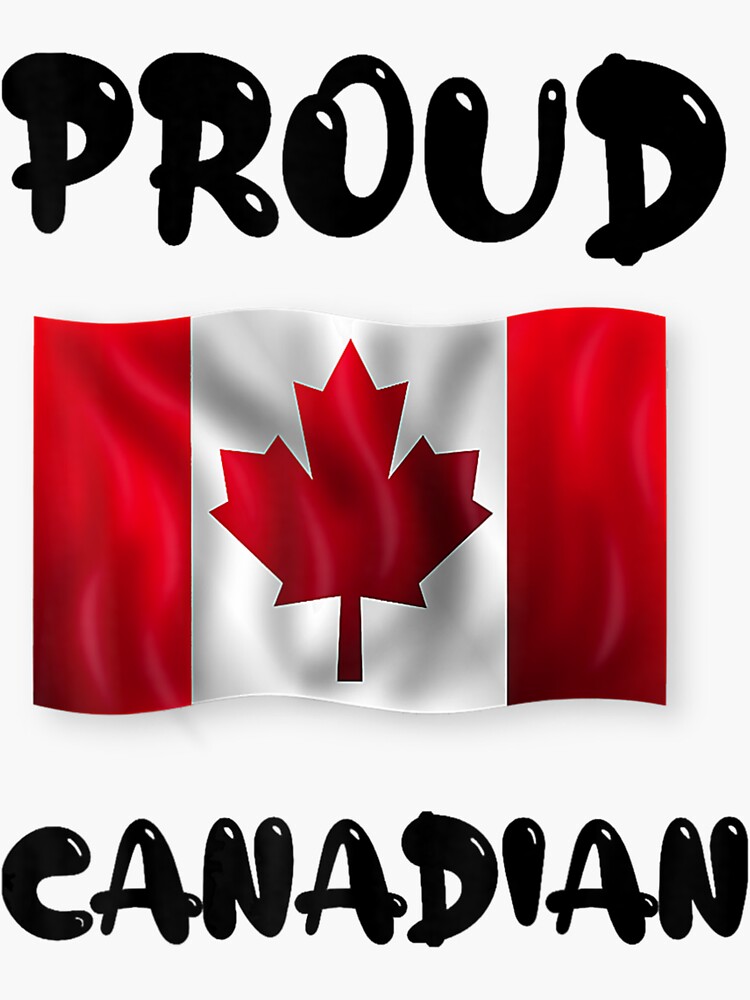 "Canada Day In Canada In 2022 ,Maple Leaf Proud Canadian" Sticker for ...