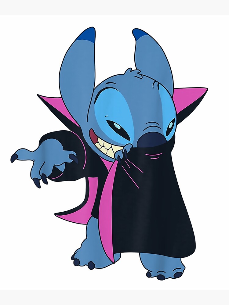 "Stitch Halloween Vampire Costume" Poster for Sale by GarzaUSArt ...