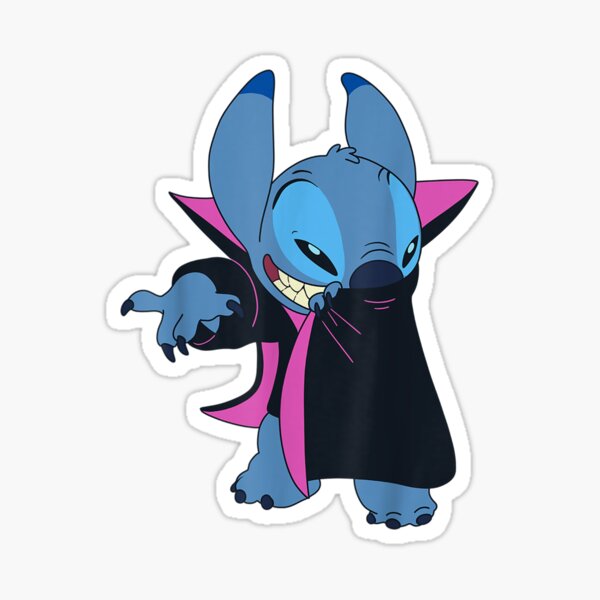"Stitch Halloween Vampire Costume" Sticker for Sale by GarzaUSArt ...