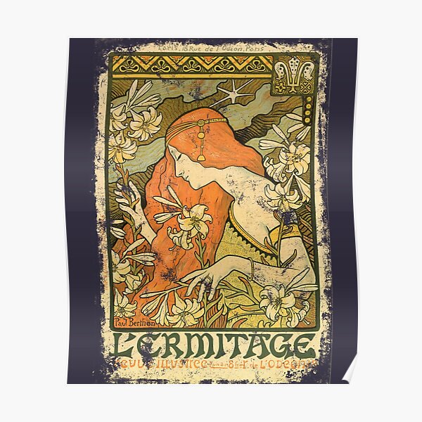 "Historical Description By Drawing Art Nouveau Ermitage Alphonse Mucha ...