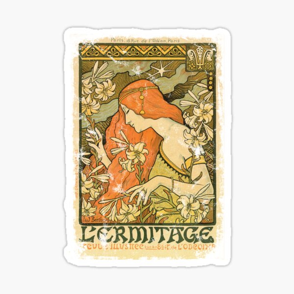 "Historical Description By Drawing Art Nouveau Ermitage Alphonse Mucha ...