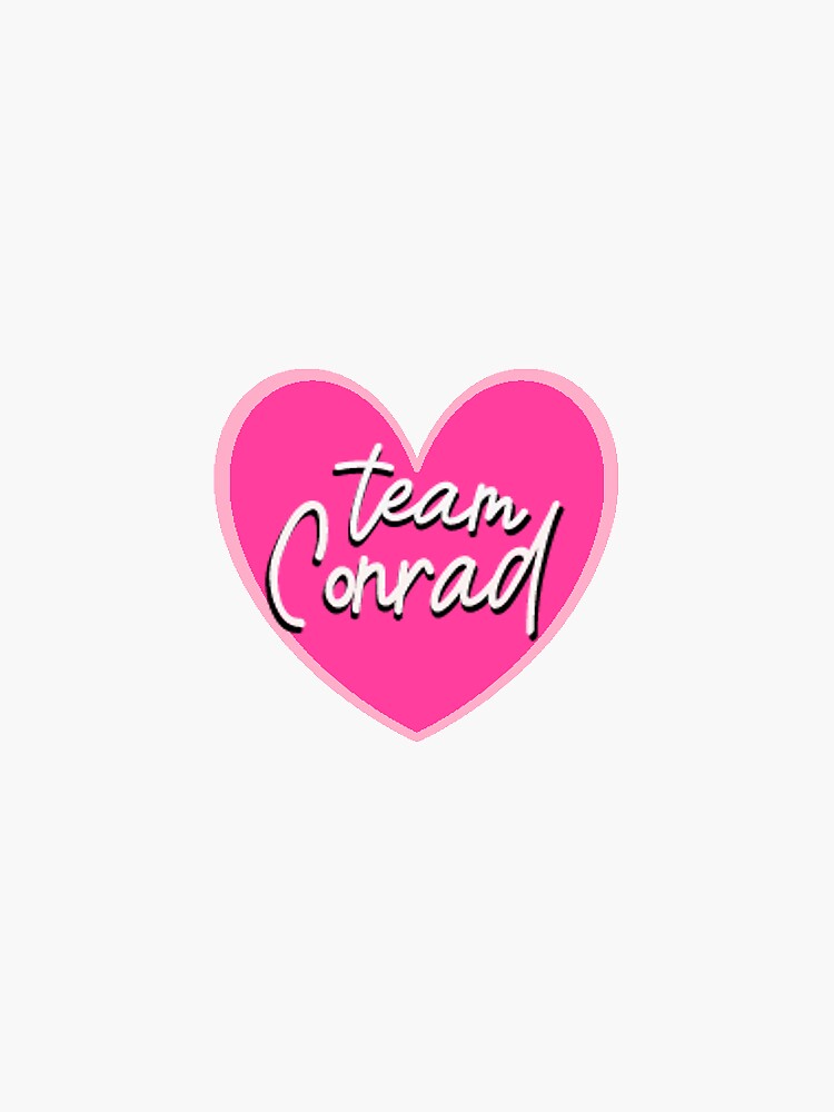 "team conrad" Sticker for Sale by stickersbyleni | Redbubble
