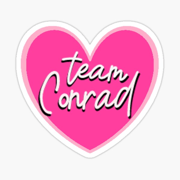 "team conrad" Sticker for Sale by stickersbyleni | Redbubble