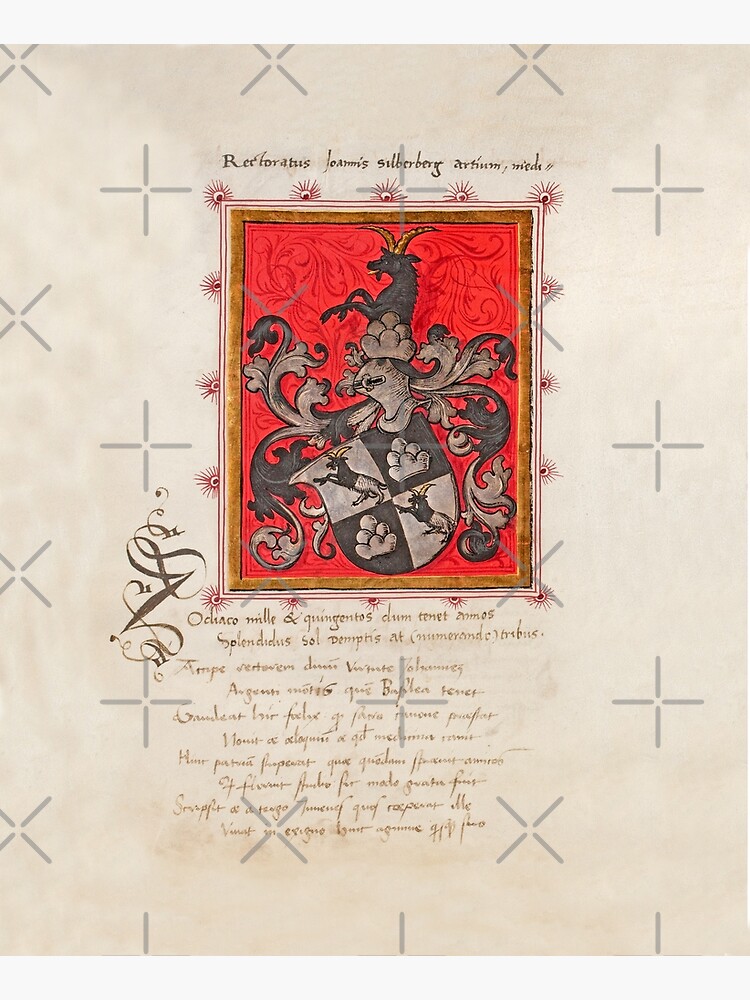 "Rampant Goat Heraldry Crest" Greeting Card for Sale by ebrawne | Redbubble