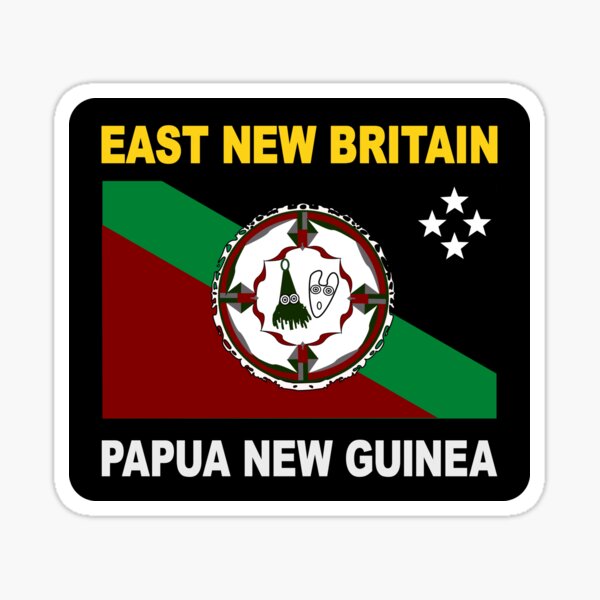 "Flag of East New Britain, Papua New Guinea" Sticker for Sale by PNG ...