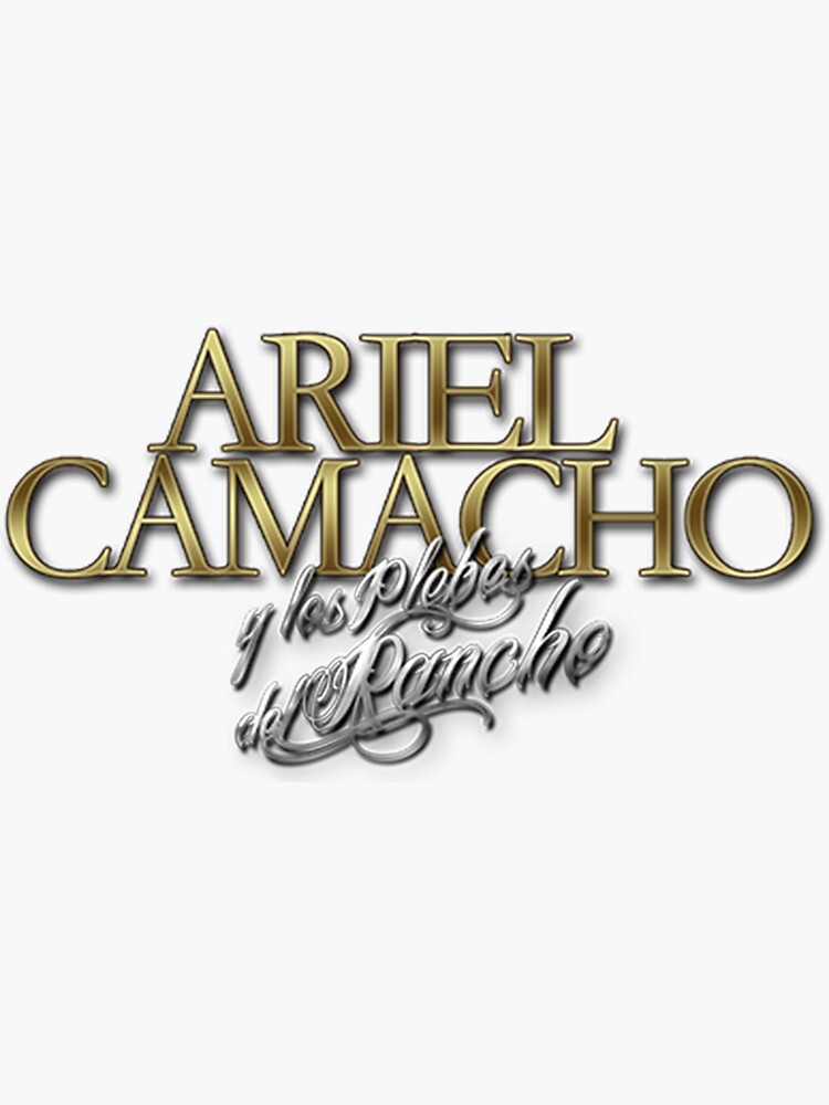 Pegatina for Sale con la obra «Ariel Camacho Cantante Mexicano» de ...