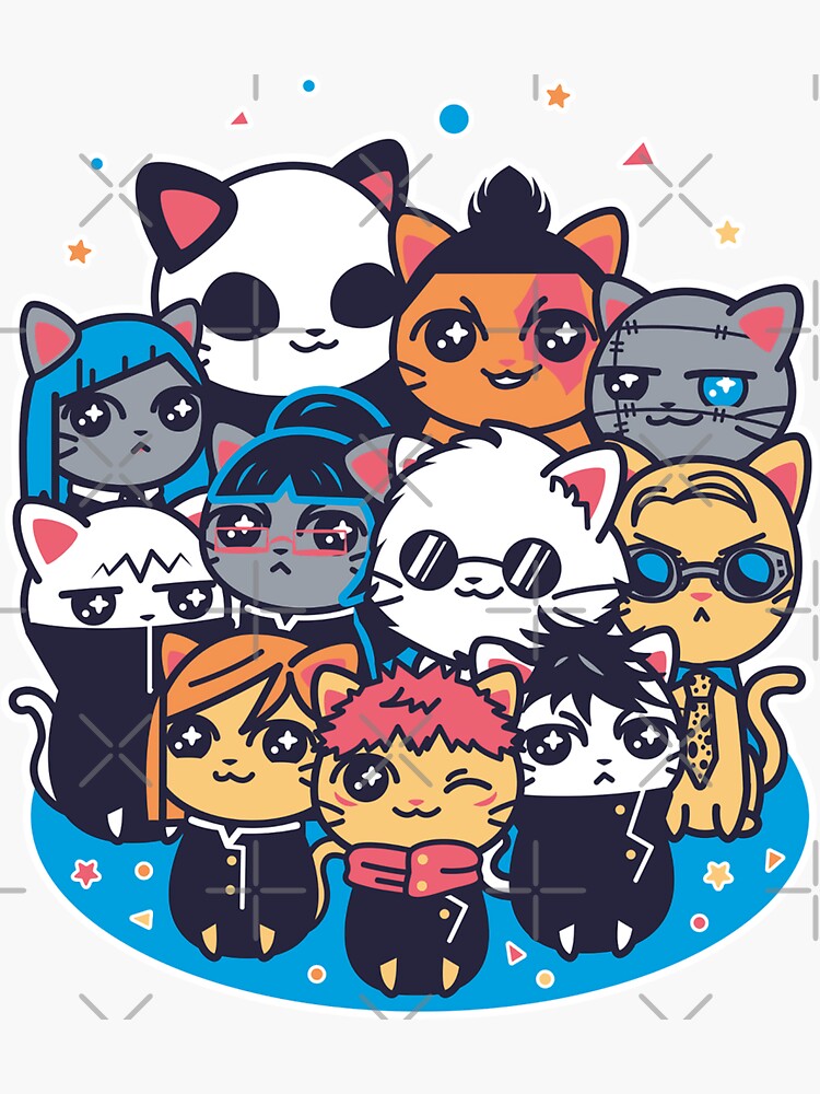 "Music Retro Inumaki Comic Toge Cute Graphic Gift" Sticker for Sale by ...