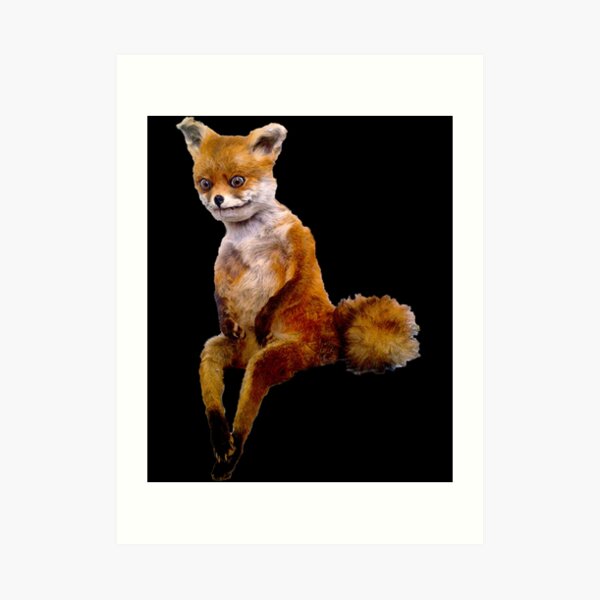 "Stoned fox the Taxidermy Fox Meme " Art Print for Sale by Lar2ok ...