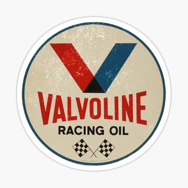 "Valvoline racing sign" Sticker for Sale by QuangBui654 | Redbubble