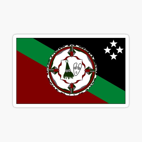 "Flag of East New Britain, Papua New Guinea" Sticker for Sale by PNG ...
