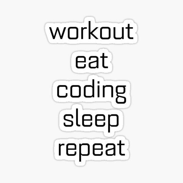 "Programmer-Coding White" Sticker for Sale by HelmiSantosa | Redbubble