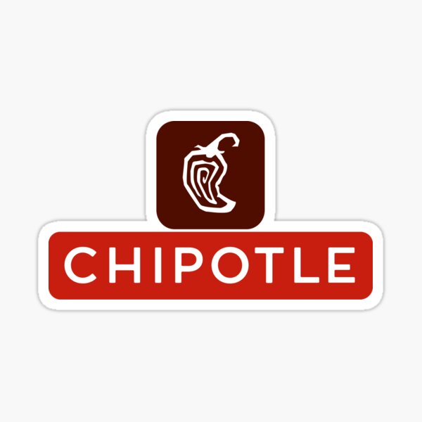 " CHIPOTLE-logo" Sticker for Sale by IdelLynch421 | Redbubble