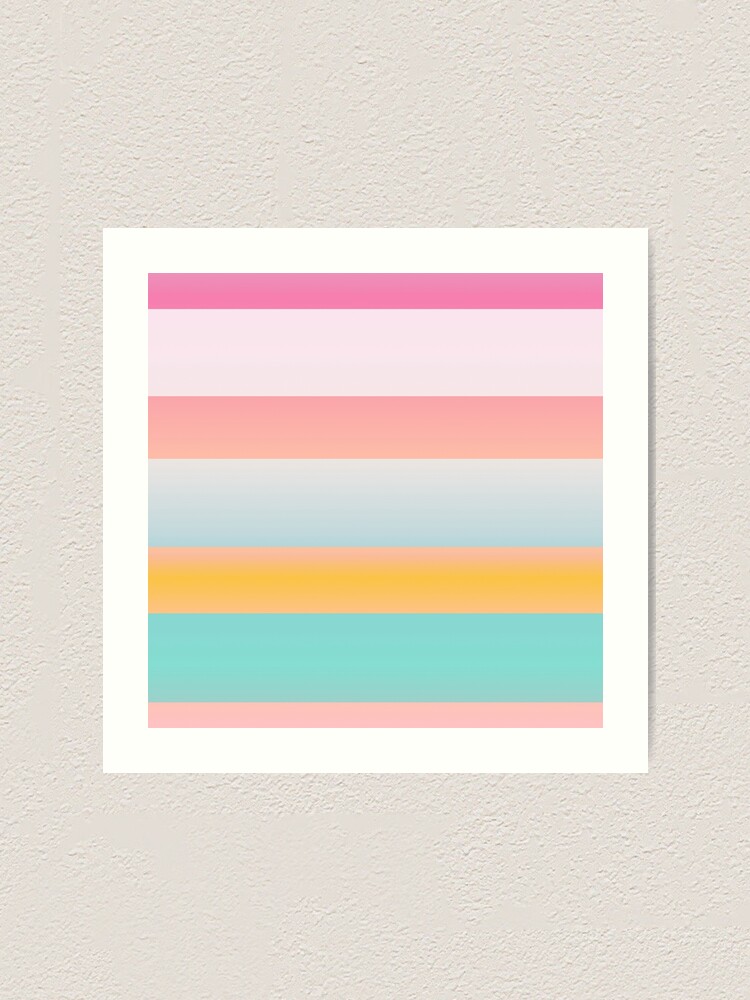 "Pastel color palette horizontal striped | minimalist color palette ...