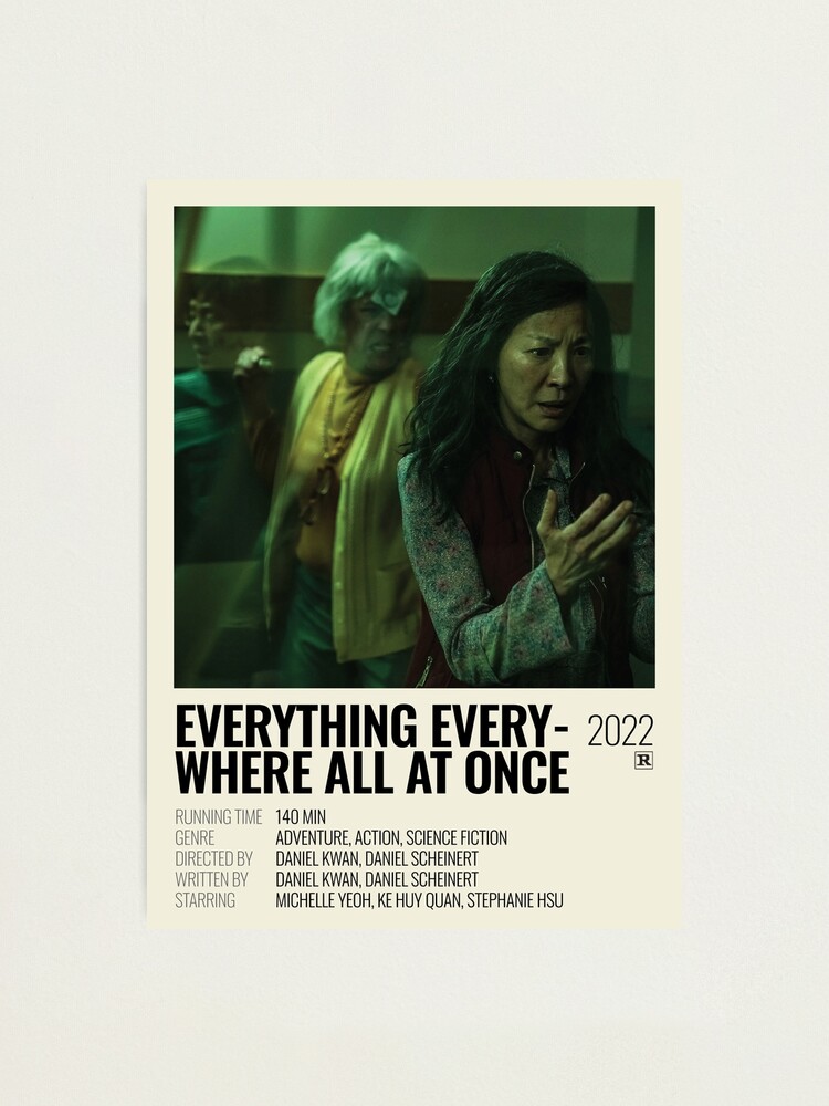"Everything Everywhere All At Once (2022) movie poster" Photographic ...