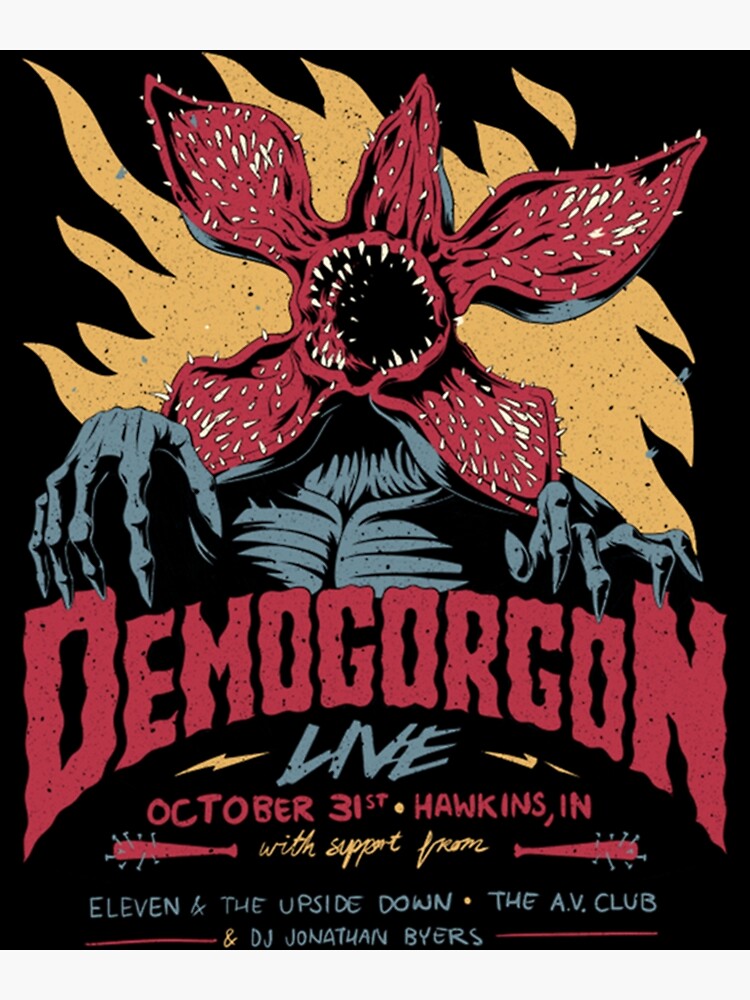 "DEMOGORGON Design-Stranger Things-Eddie Munson" Poster von JiyaNawal ...