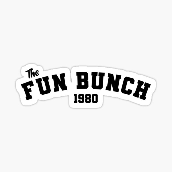 "The Fun Bunch 1980" Sticker for Sale by TRIMERCH | Redbubble