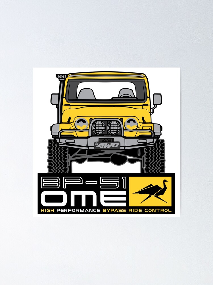 "Old Man Emu Suspension 4x4 ARB" Poster for Sale by tkgarage | Redbubble