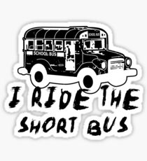 Short Bus Stickers | Redbubble
