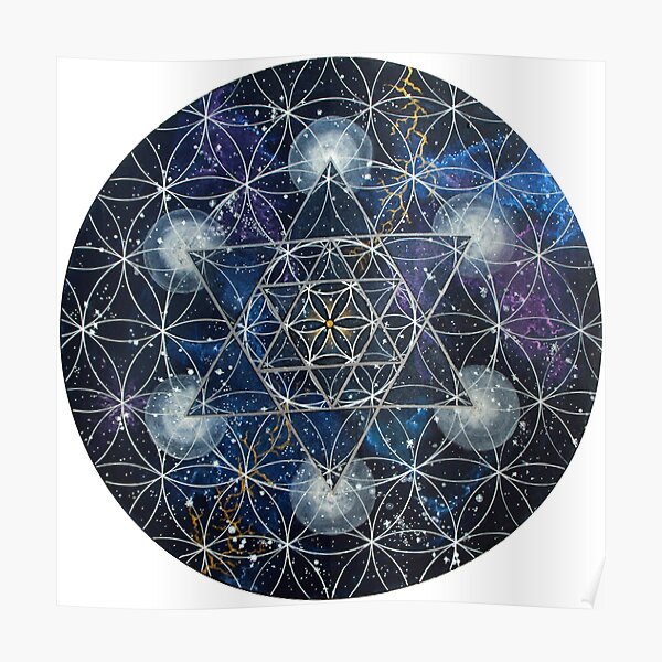 "Metatron, cosmic clock a round mandala in the cosmos" Poster by ...