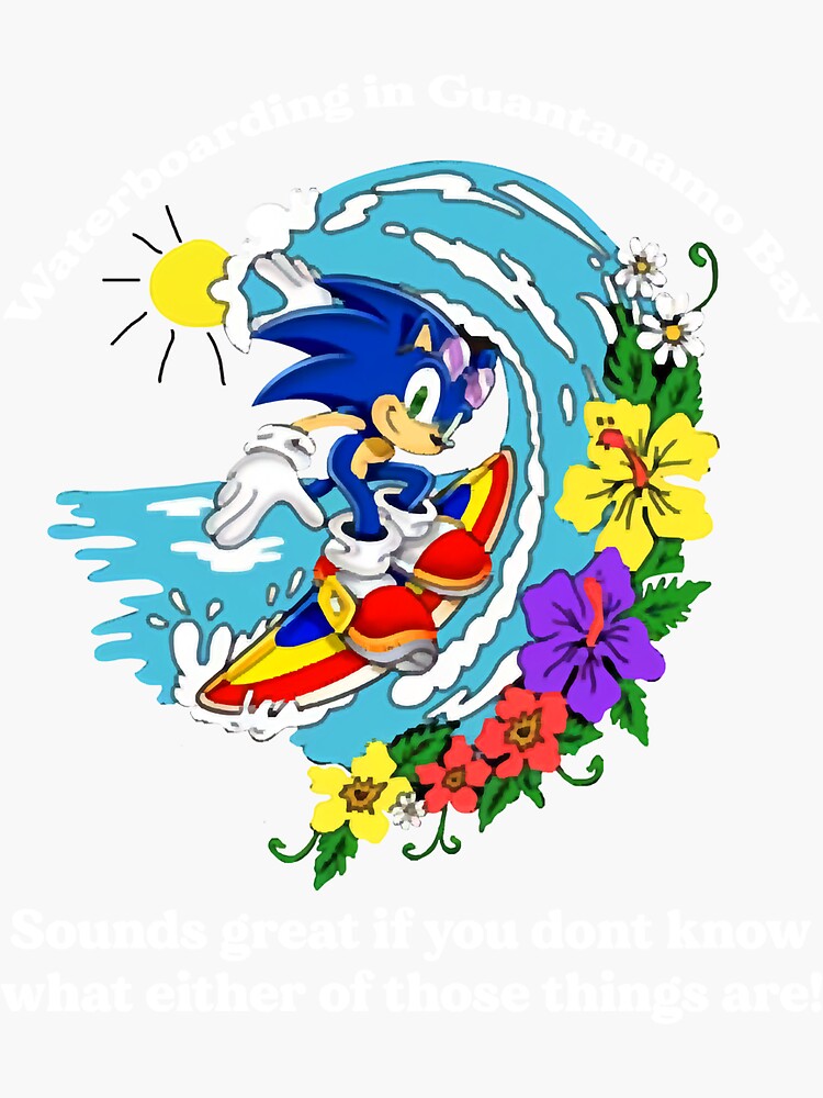 "Waterboarding in Guantanamo Bay" Sticker for Sale by FredIrwin | Redbubble