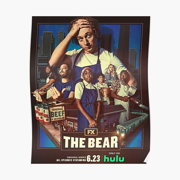 "The Bear (2022)" Poster for Sale by salgadokaren | Redbubble