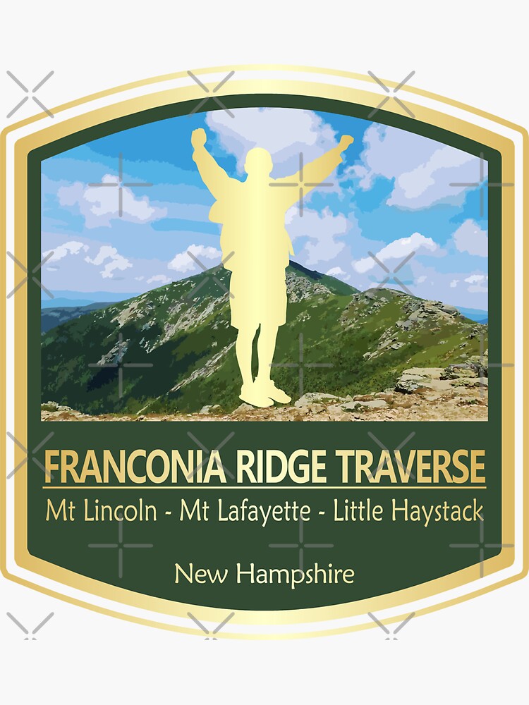 "Franconia Ridge Traverse (PF)" Sticker for Sale by curranmorgan ...