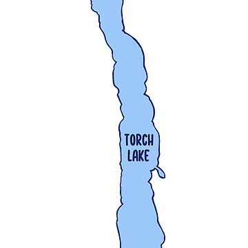 "Torch Lake" Sticker for Sale by dalymeg | Redbubble