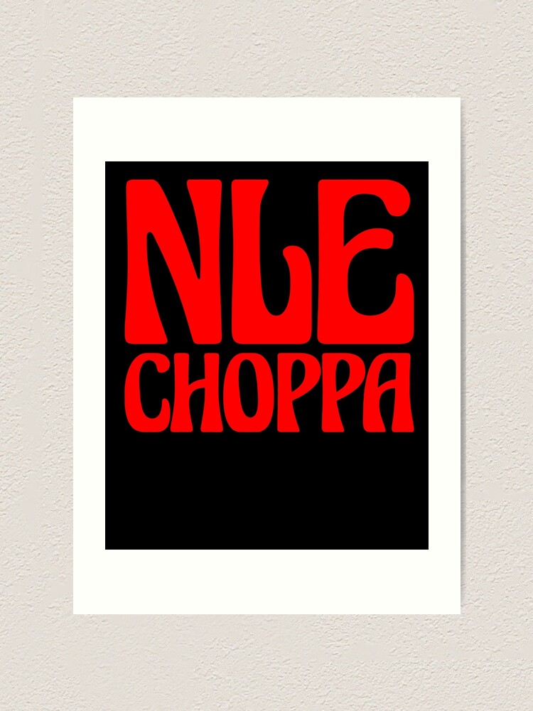 "NLE CHOPPA - NLE CHOPPA MOOD SWINGS 2 red" Art Print for Sale by ...