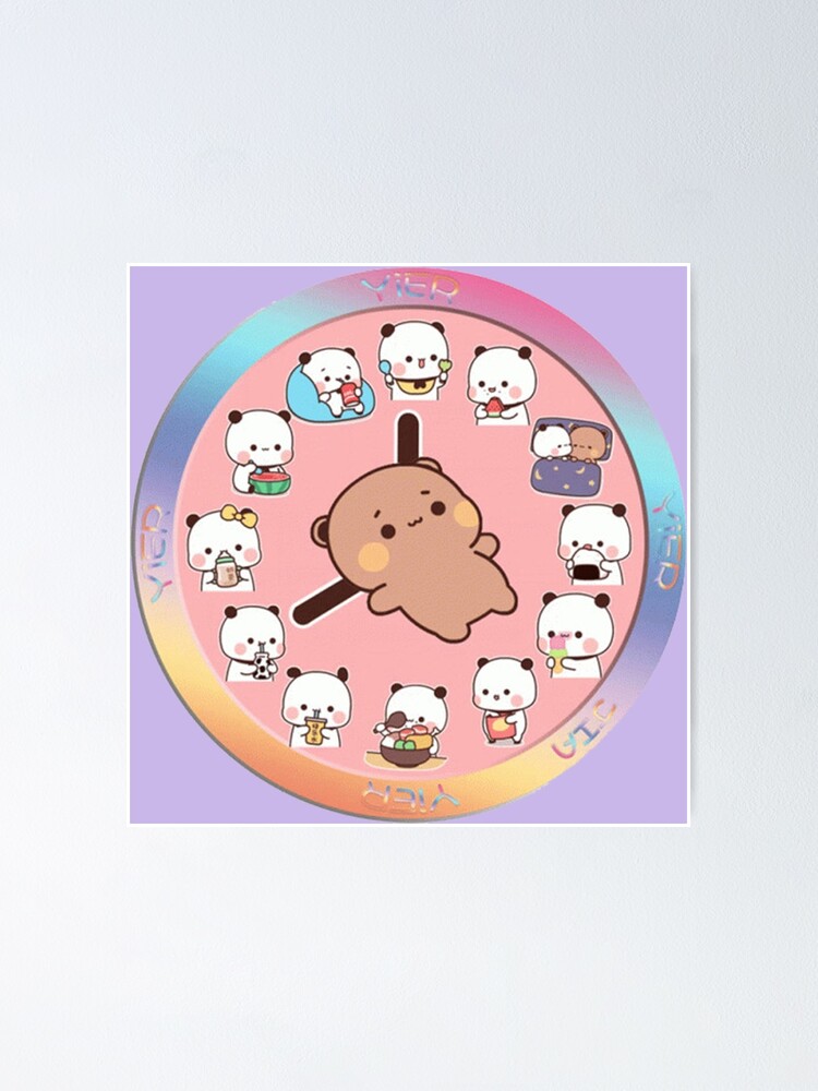 "Cute Dudu Think About Bubu All Day" Poster for Sale by gingersweet ...