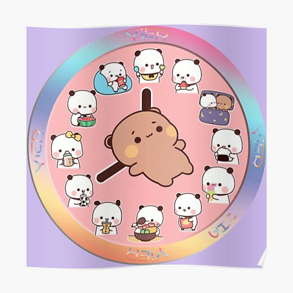 "Cute Dudu Think About Bubu All Day" Poster for Sale by gingersweet ...