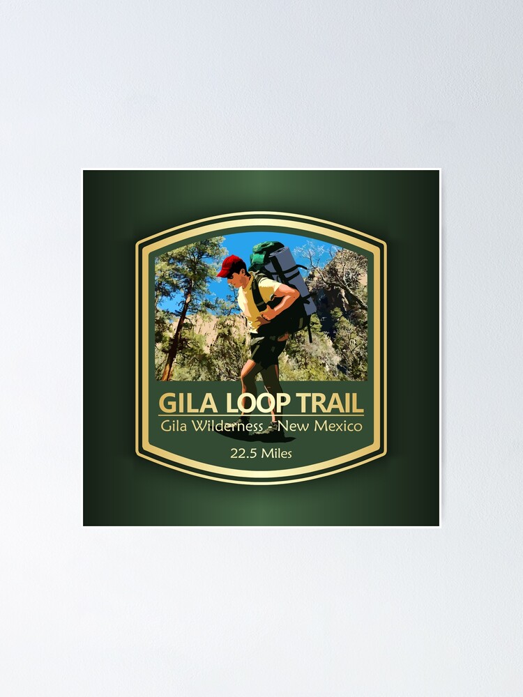 "Gila Loop Trail (PF)" Poster for Sale by curranmorgan | Redbubble