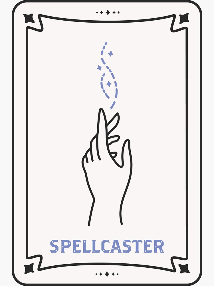 "Spellcaster (Cloud)" Sticker for Sale by Julianic24 | Redbubble