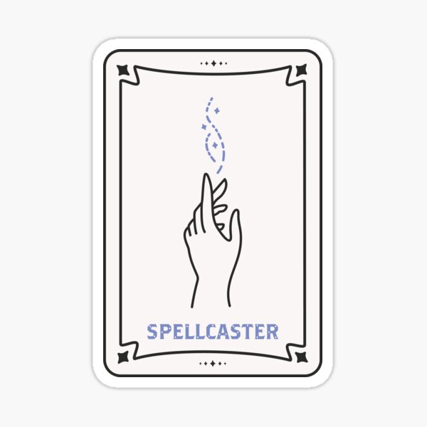 "Spellcaster (Cloud)" Sticker for Sale by Julianic24 | Redbubble
