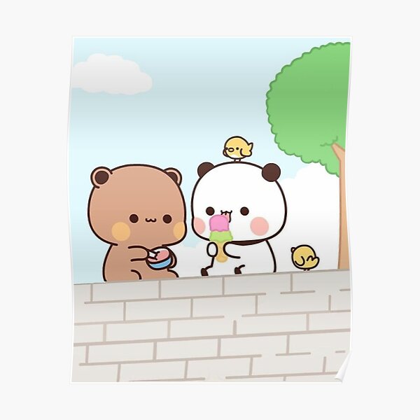 "Bubu And Dudu Are Eating Icecream Together" Poster for Sale by ...