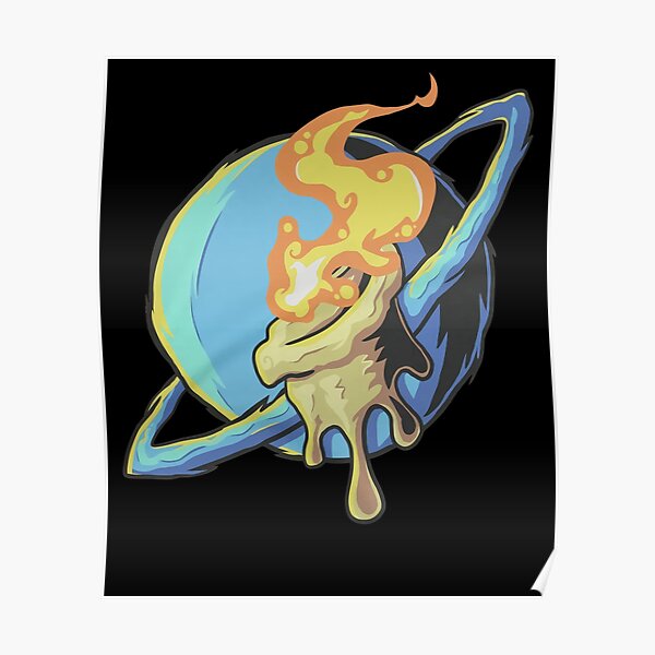 "Izzzyzzz - RUSHLIGHT INVADER" Poster for Sale by evvaegen | Redbubble