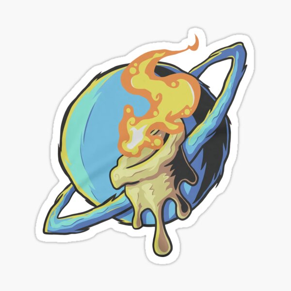 "Izzzyzzz - RUSHLIGHT INVADER" Sticker for Sale by evvaegen | Redbubble