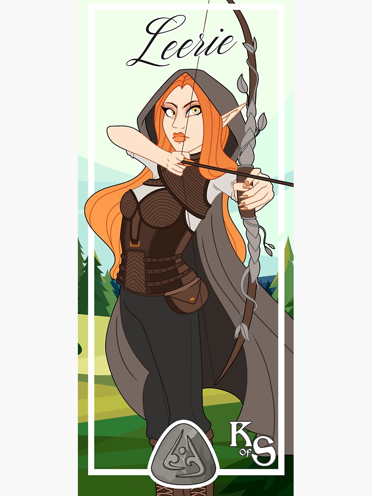 "FaeHunter Leerie" Sticker for Sale by KoSMerch | Redbubble