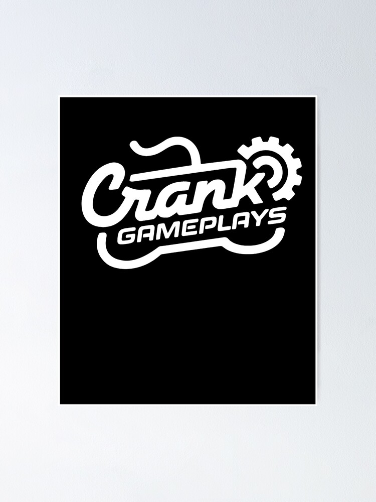 "crankgameplays - LOGO" Poster for Sale by Renareolds | Redbubble