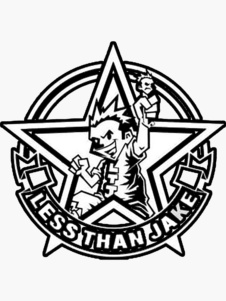 "less than jake best selling" Sticker for Sale by Thimout | Redbubble