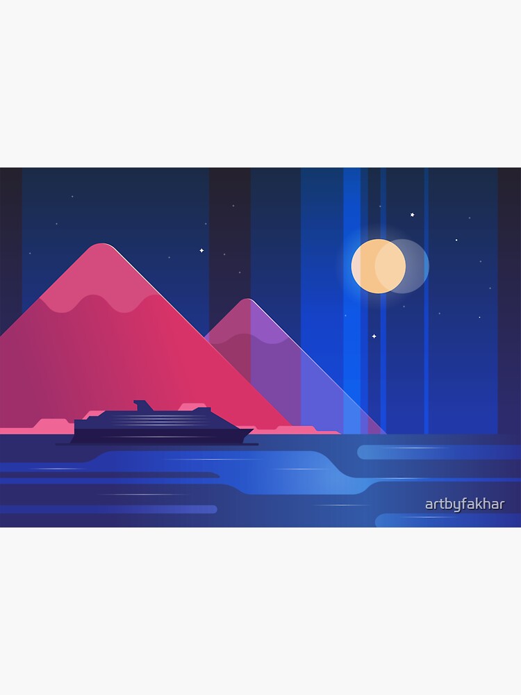 "Let's have a nightride" Sticker for Sale by artbyfakhar | Redbubble