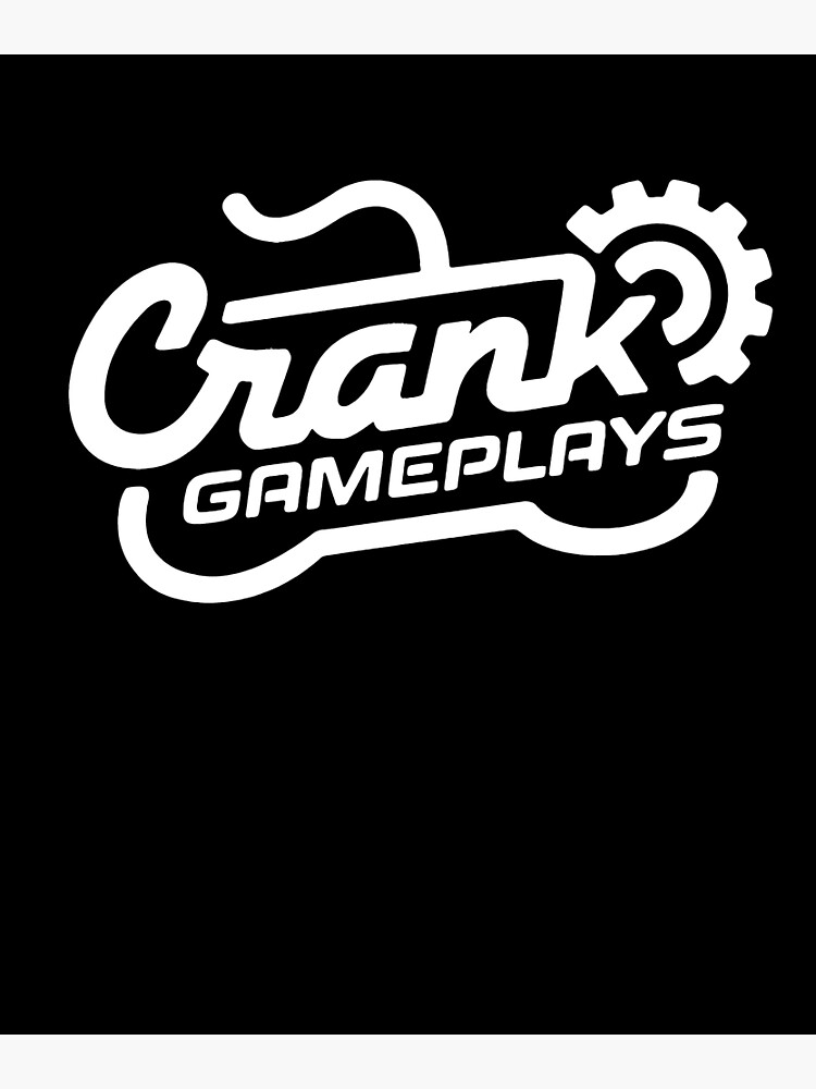 "crankgameplays - LOGO" Art Print for Sale by Renareolds | Redbubble