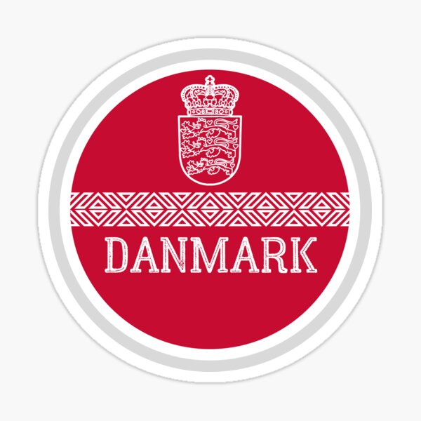 "Denmark Retro Roundel" Sticker for Sale by FedSherDesign | Redbubble